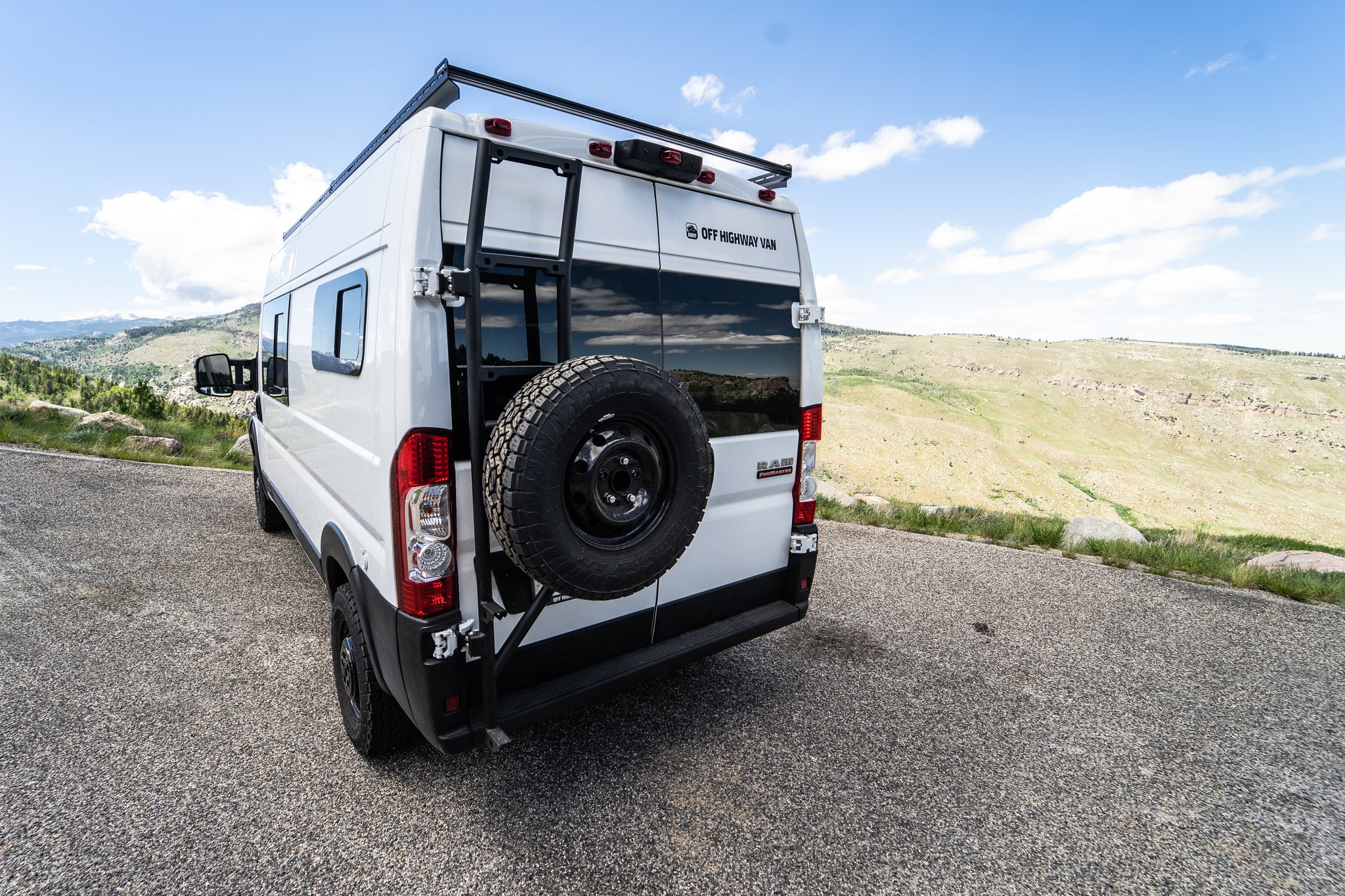 RAM ProMaster Ladder Tire Carrier | 2014+ | Dark Star Offroad | Utah
